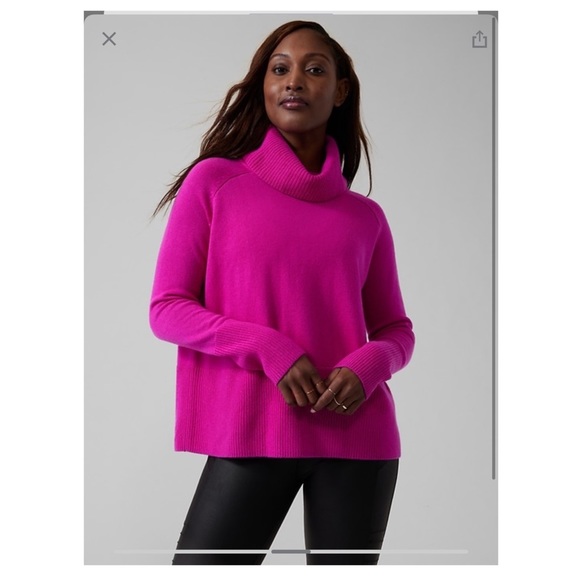 Athleta | Sweaters | Athleta Wool Cashmere Aspen Turtleneck Sweater ...